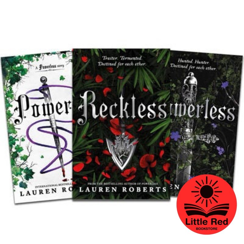The Powerless Trilogy by Lauren Roberts Powerless Powerful Reckless ...