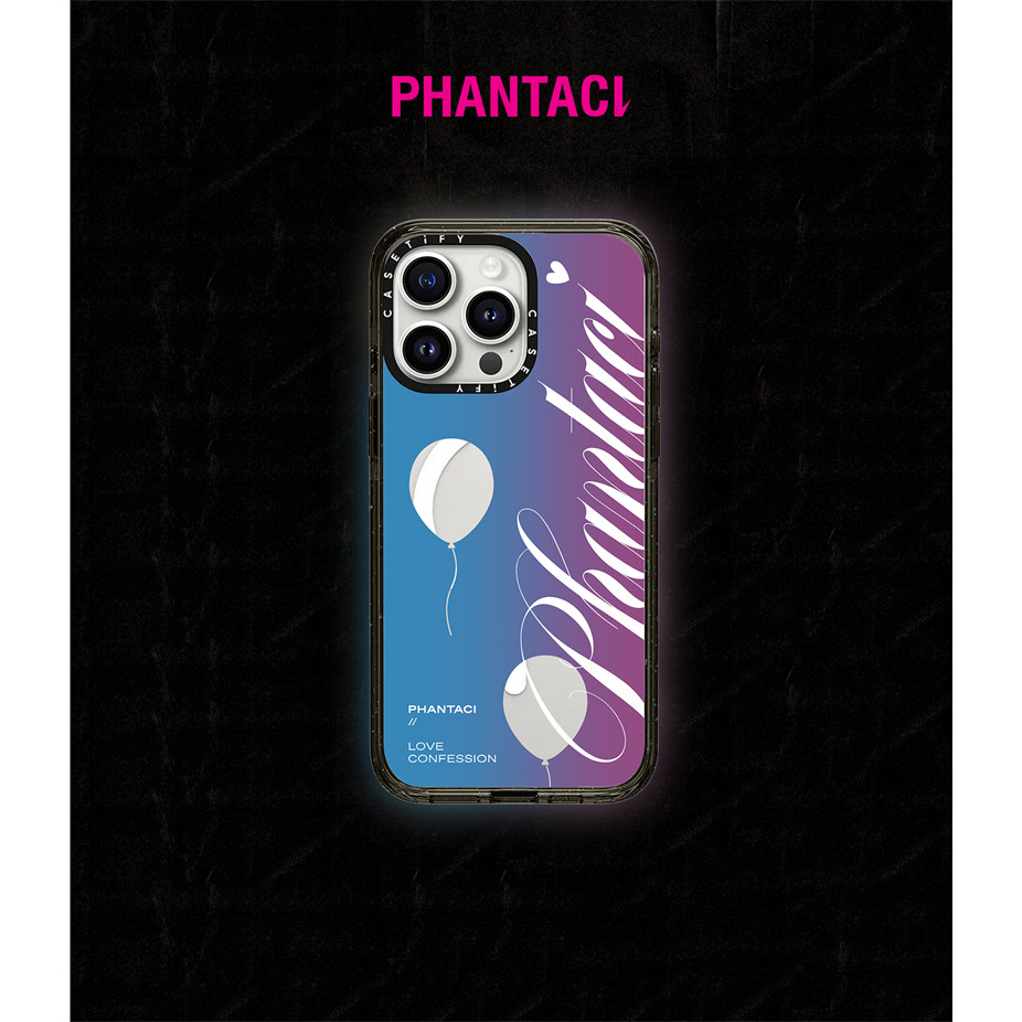 Casetify X PHANTACi หวานบอลลูนกรณีผลกระทบแม่เหล็กดูด Hard อะคริลิคกลับ TPU Edge สําหรับ Apple ...
