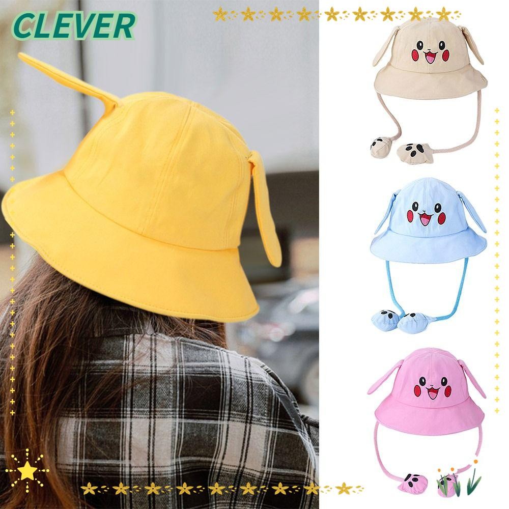 Clever ย้ายหูหมวก, Pikachu Headwear สัตว์ Earflap หมวก, หมวกบังแดด Sun ...