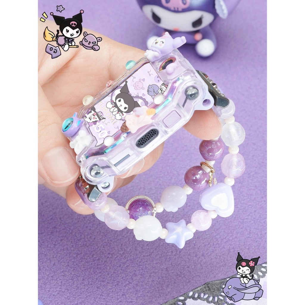 Original Kuromi ที่ใช้งานได้ Little Genius นาฬิกา Z9/Z10 สาย Z6pro/Z7/Z8A สร้อยข้อมือการ์ตูน D2A ...