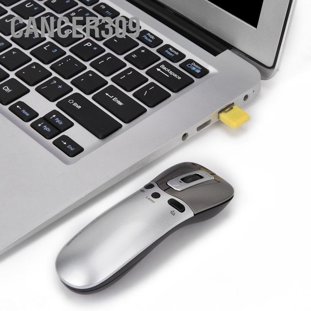 Cancer309 PR-05 2.4G Wireless Air Mouse Laser Pointer Presenter สำหรับ ...