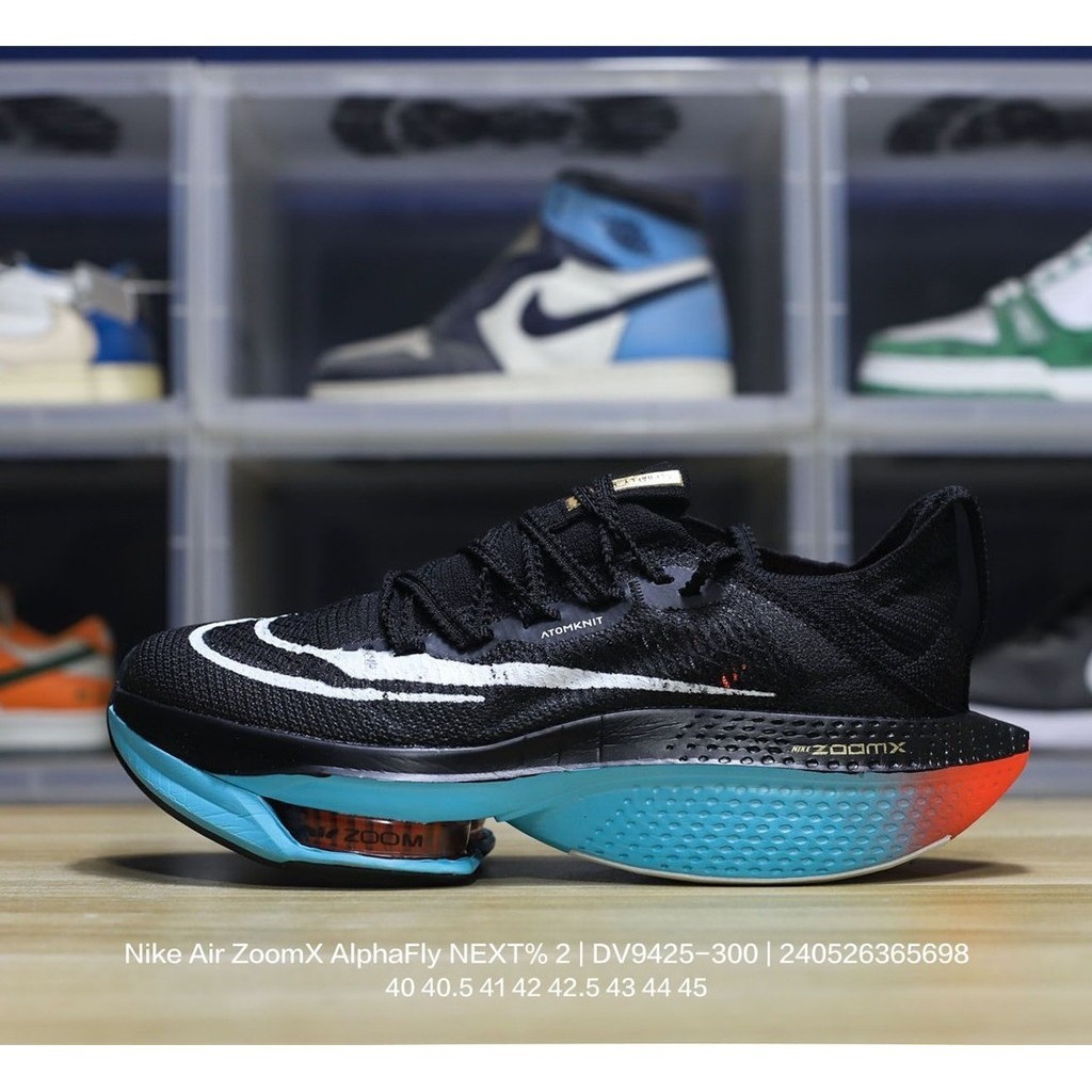 N_ike Air zoomx alphafly Next % 2 "black/sky Blue" Alpha 2 Generation ...