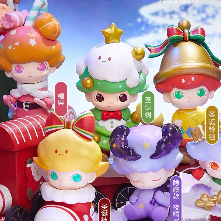 Popmart POPMART DIMOO Christmas Series Mystery Box Gift Influencer ...