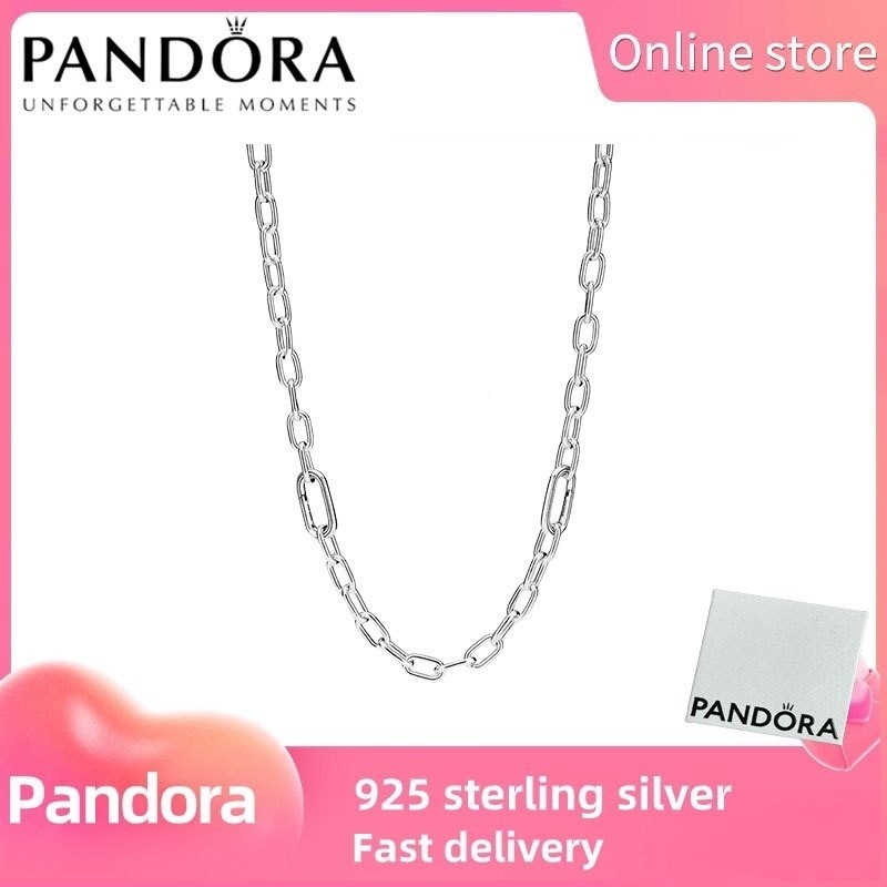 100% ของแท้ S925เงินปอนด์สร้อยคอ Pandora เครื่องประดับ [399685c00] ME ...