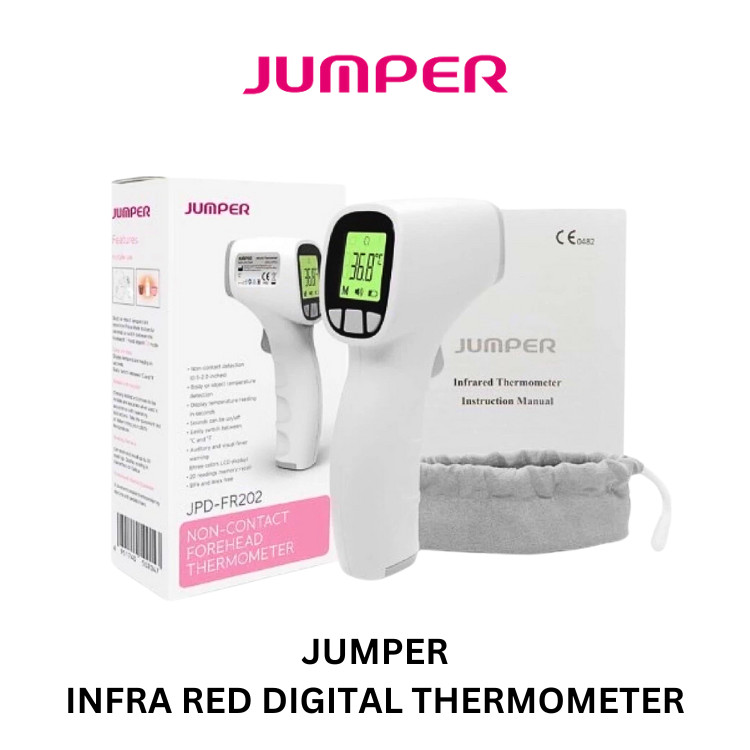Jumper Non Touch Infra-red Thermometer เครื่องวัดอุณหภูมิที่หน้าผากแบบ ...