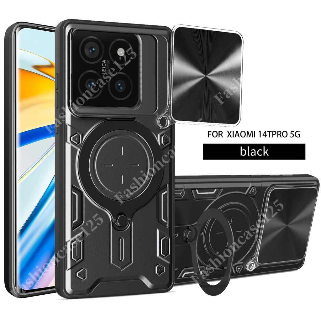 Xiaomi 14T Pro 5G 2024 เกราะกันกระแทก Push ดึงกล้องฝาครอบป้องกัน Xiaomi ...