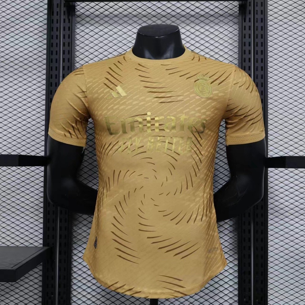 2324 real madrid Gold Special Edition Football Jersey Short sleeve ...