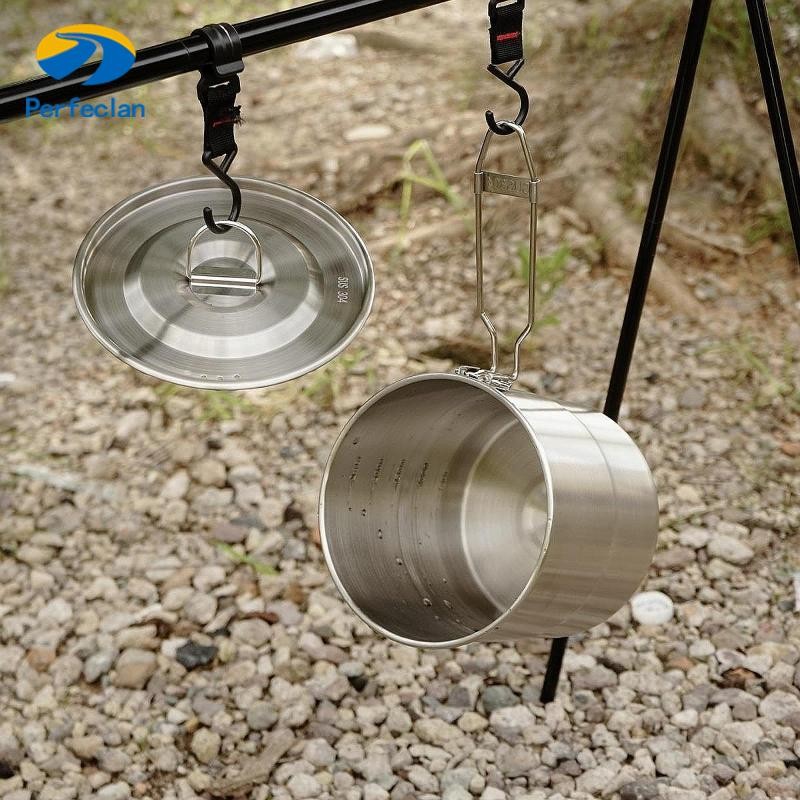 Perfeclan Camping Cooking Pot เครื่องครัวอเนกประสงค์สำหรับแคมปิ้งและ ...