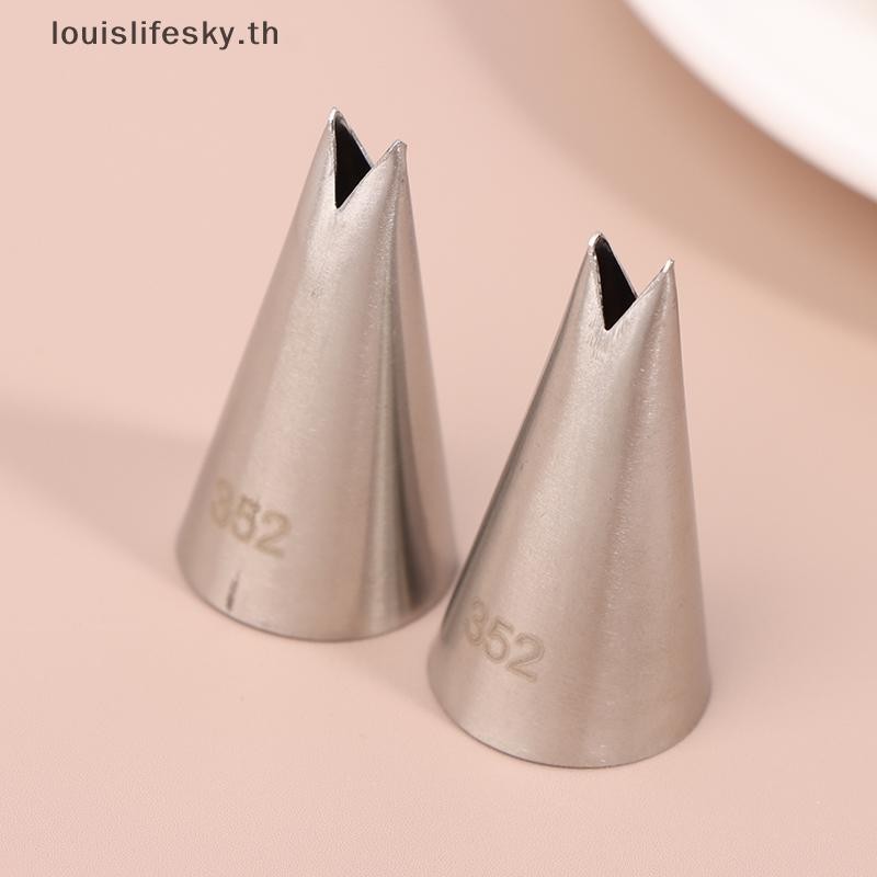 LLTH 1พีซี #352 Rose Leaves Cupcake เคล็ดลับตกแต่ง Pastry หัวฉีด F Ondant ตกแต่งใบเคล็ดลับ ...