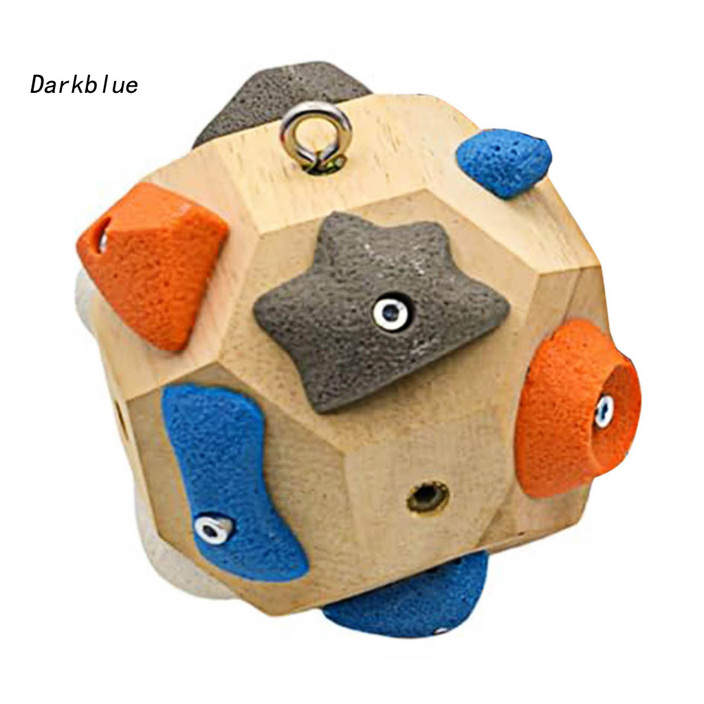 การจำลองปีนเขา Darkblue Boulder Block - บอลไม้ฝึกกล้ามเนื้อมือเพื่อความ ...