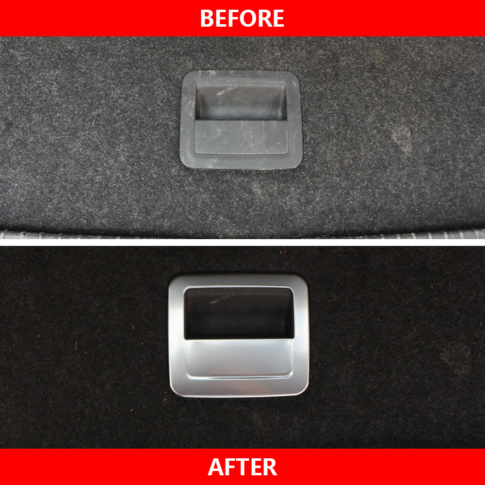 สแตนเลสรถTrunk Cargoยางอะไหล่กรอบสําหรับVolkswagen T Roc Vw T-roc 2018 ...