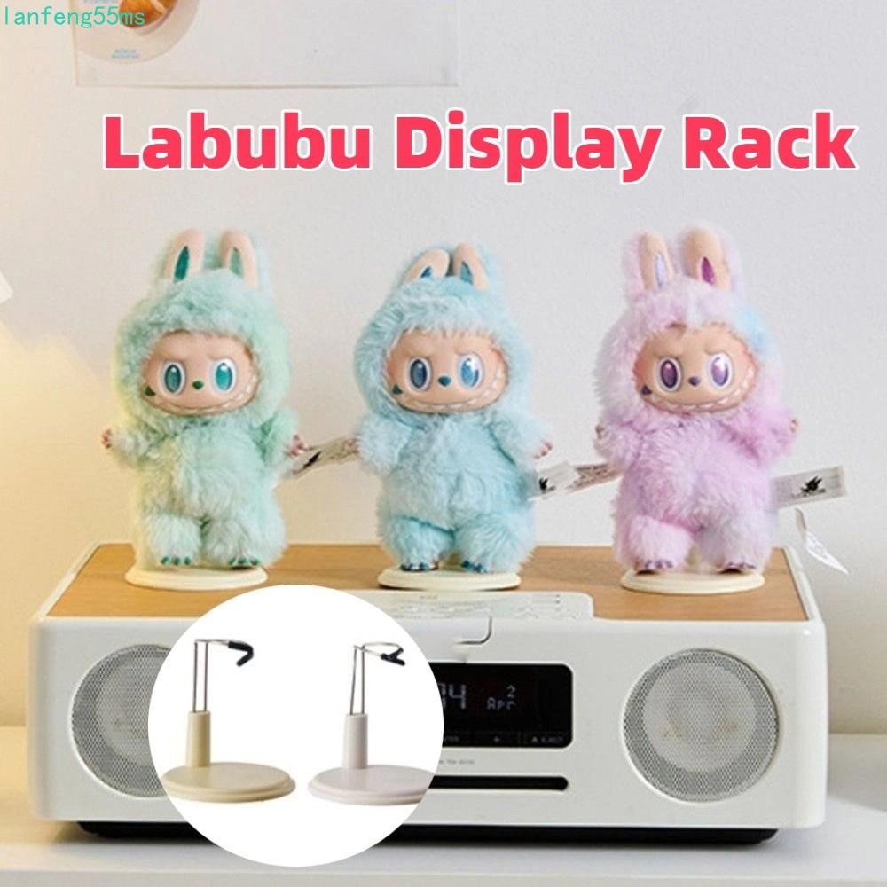 LANFENG 6 ชิ้น Labubu Display Rack, โลหะรองรับป้องกันการเอียง Labubu ...