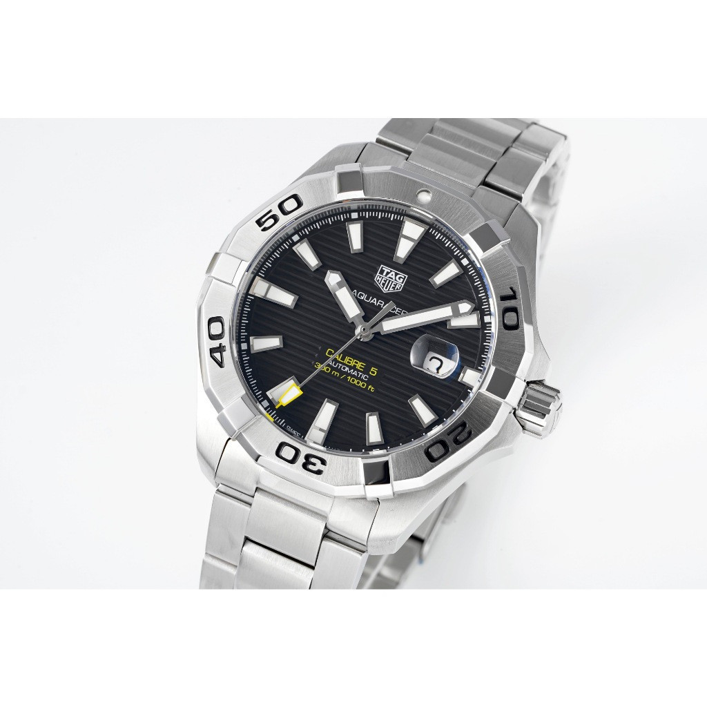 Tag Heuer Aquaracer 43 มม.JQ47 นาฬิกากลไกอัตโนมัติสร้างสไตล์ชายที่ไม่ ...