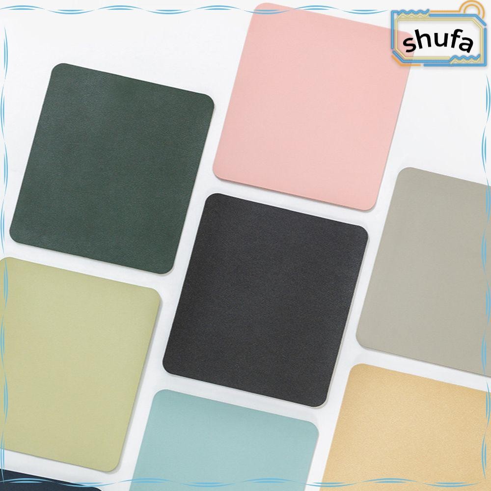 SHUFA คีย์บอร์ดเม้าส์เสื่อเดสก์ท็อปเขียนแล็ปท็อปคอมพิวเตอร์หนัง PU ...