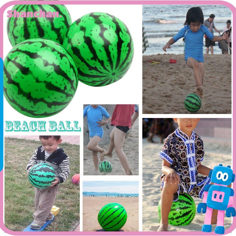 SHANCHAN Beach Ball สระว่ายน้ําเวลาเล่นร้อน รูปทรงแตงโม | Shopee Thailand