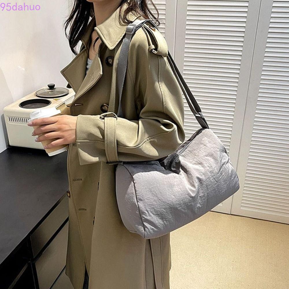 DAHUO กระเป๋าสะพายข้างสไตล์เรียบง่าย สำหรับนักเรียน ดีไซน์เกาหลี ลำลอง ความจุเยอะ และเหมาะสำหรับ ...