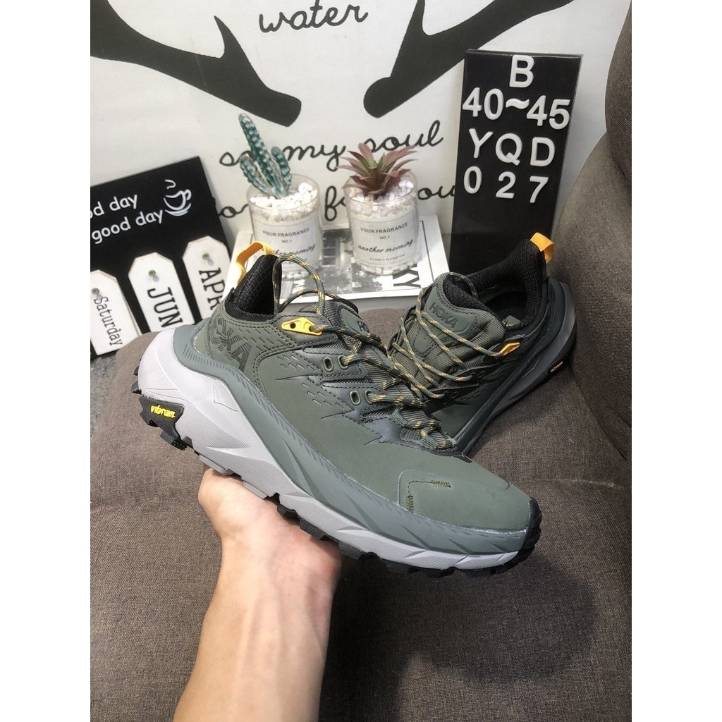 รองเท้ากันน้ำที่มีพื้นรองเท้าหนา Hoka ONE Kaha 2รองเท้าเดินป่า Kaha2 GTX การดูดซึม shock สูงและ ...