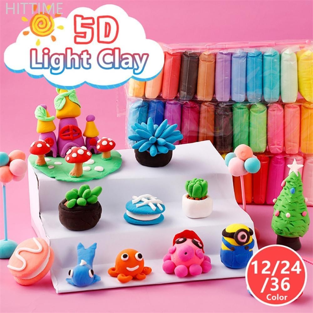[clearance sale] Hittime 12/24/36 สี Polymer Clay Soft Plasticine ของ ...