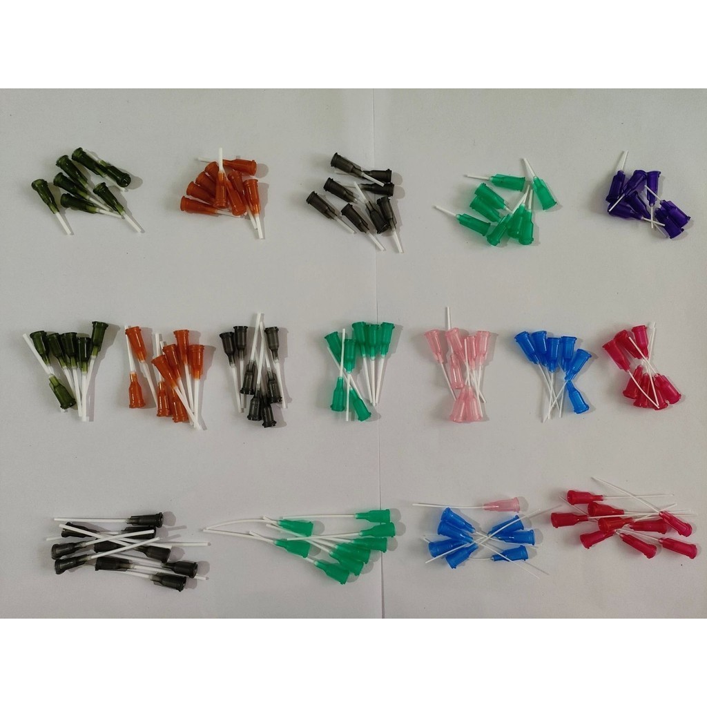 10 ชิ้น 1 นิ้ว PP Scratch Proof เข็มยืดหยุ่นอุตสาหกรรม Dispensing เข็ม ...