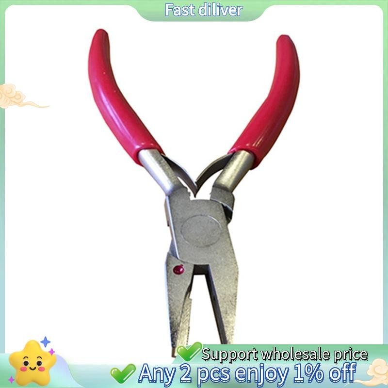 1 ชิ้นเครื่องตัด Crimper Plier Red & Silver โลหะ + พลาสติกเกลียว ...