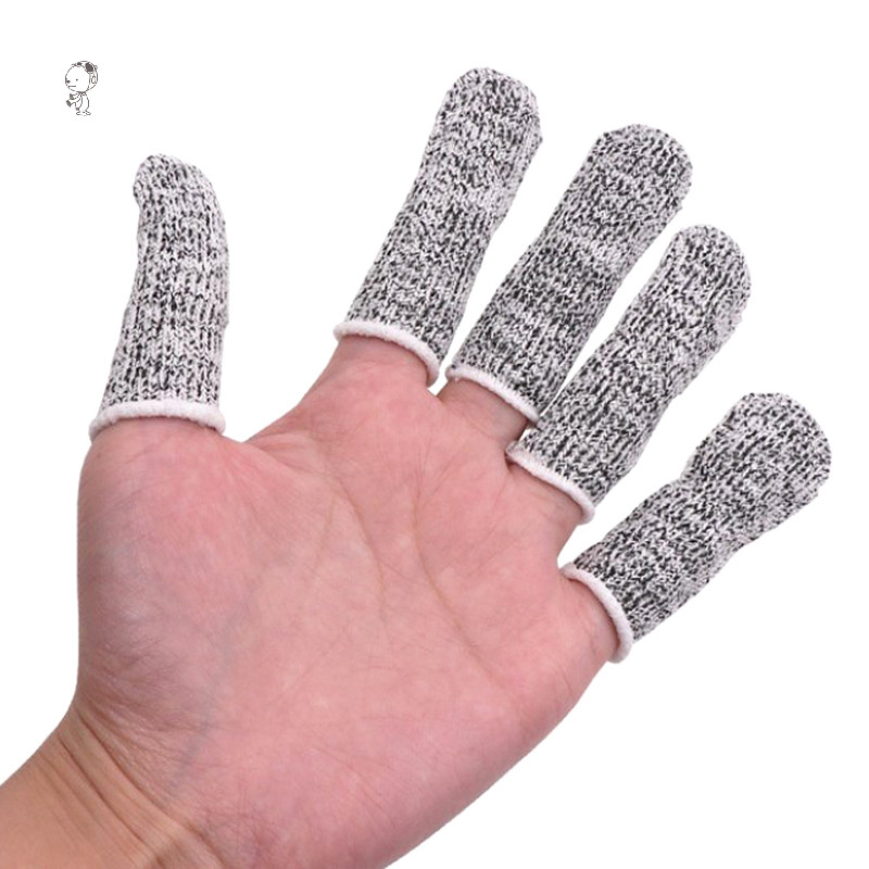 Moe 10 ชิ้น Finger Cots Thumb Protector Anti-Cut ปลายนิ้วนิ้วมือ ...
