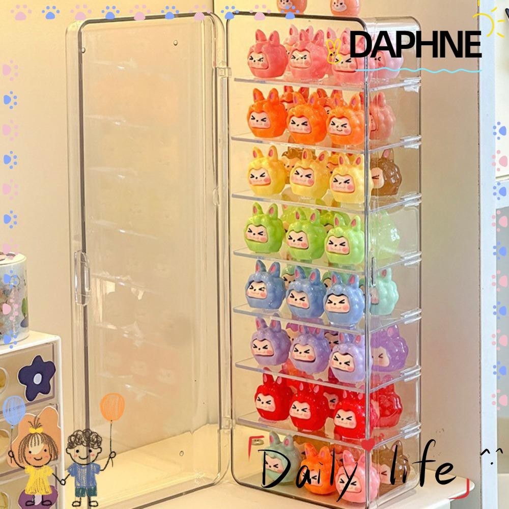 Daphne ตู้โชว์กล่อง Pop Mart, กันฝุ่น Multi-layer Garage Kit Figures ...