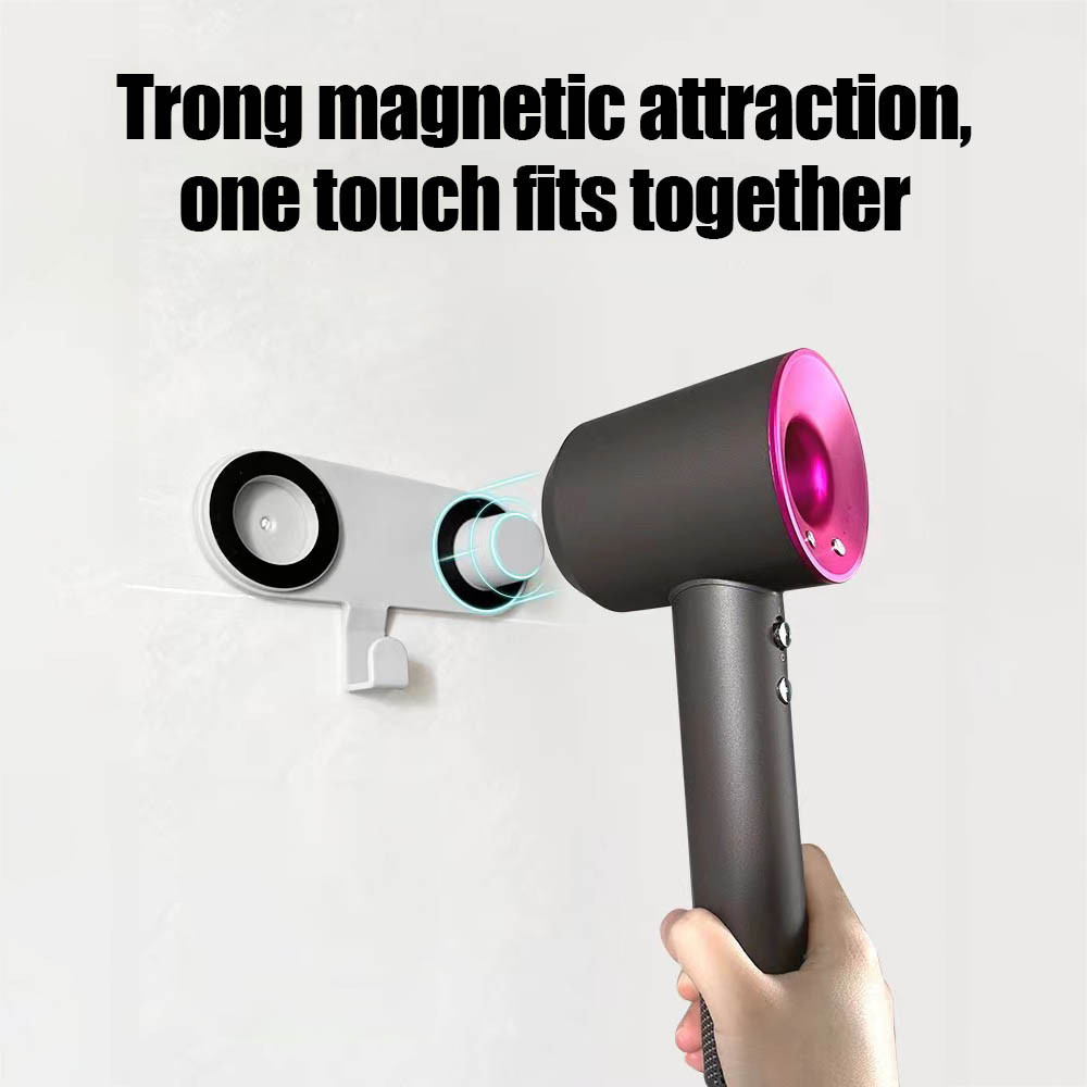 ใช้ได้กับ Lafen ชั้นวางเครื่องเป่าผมวงเล็บดูดแม่เหล็ก Punch-ฟรี Laifen ...