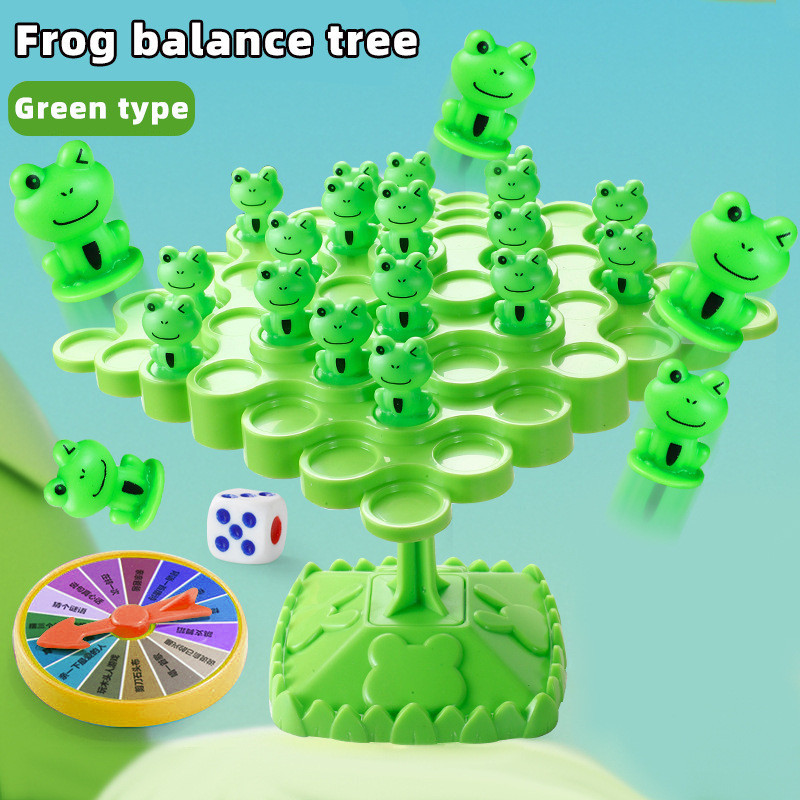 Balance Spaceman Frog Balance Tree Concentration Training ของเล่นเพื่อการศึกษาสําหรับเด็ก Jenga ...