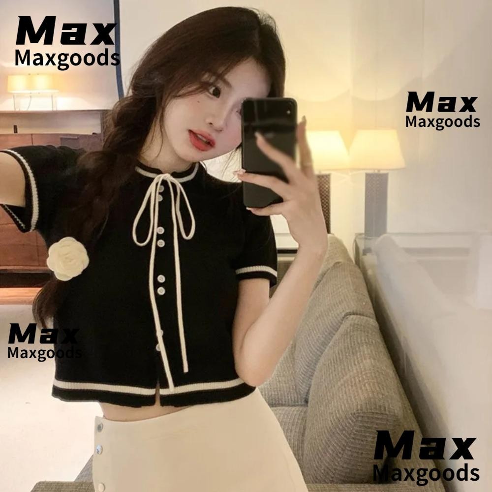 เสื้อยืด MAXG, เสื้อถักโพลีเอสเตอร์คอกลม, ความยืดหยุ่นที่เป็นมิตรกับผิวนุ่มและเป็นมิตรกับผิว ...