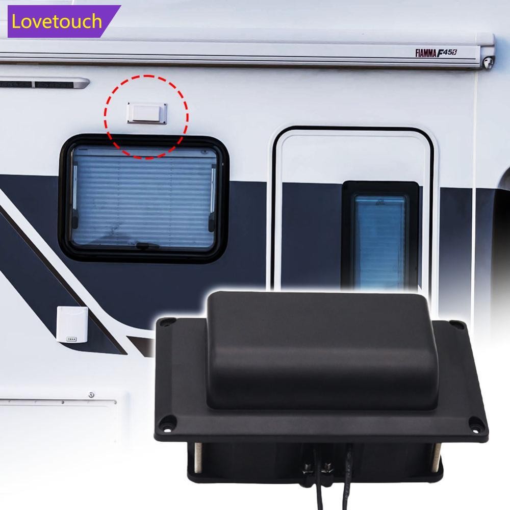 Lovetouch DC12V 6W Caravan Range Hood พัดลมดูดอากาศสีดํา/สีขาว Vent ...
