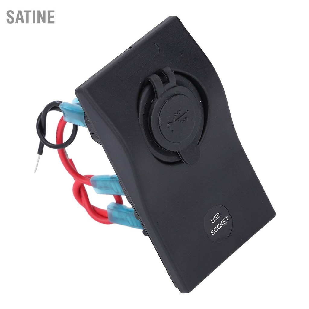 SaTine RV USB Outlet 12V 5V 1A 2.1A Dual พอร์ต Charger SOCKET สำหรับรถ ...