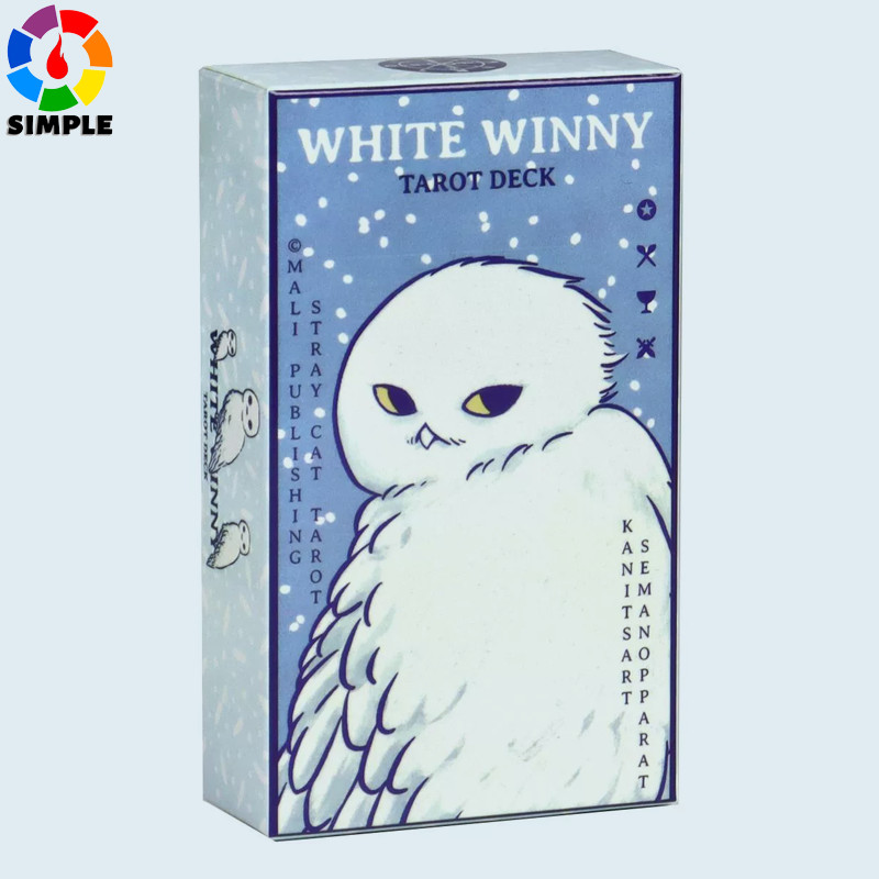 White Winny Tarot Fortune Telling Divination 80 Cards Deck | Shopee ...