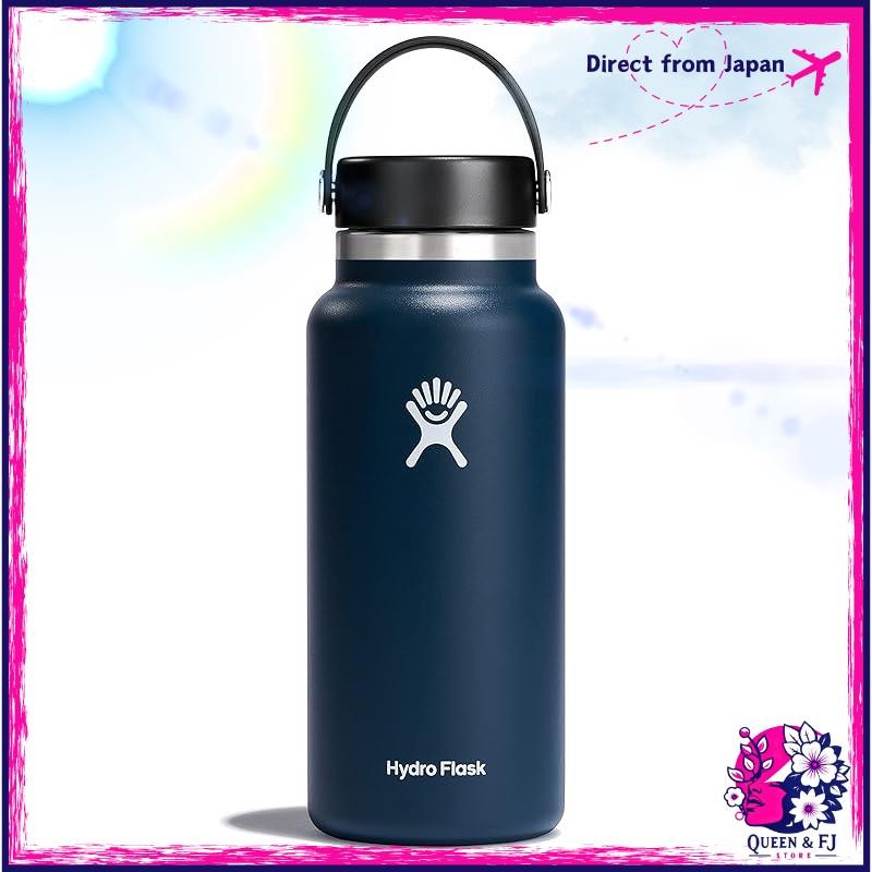 Hydro Flask Hydration 32oz (946ml), Wide Mouth, Stainless Steel ...