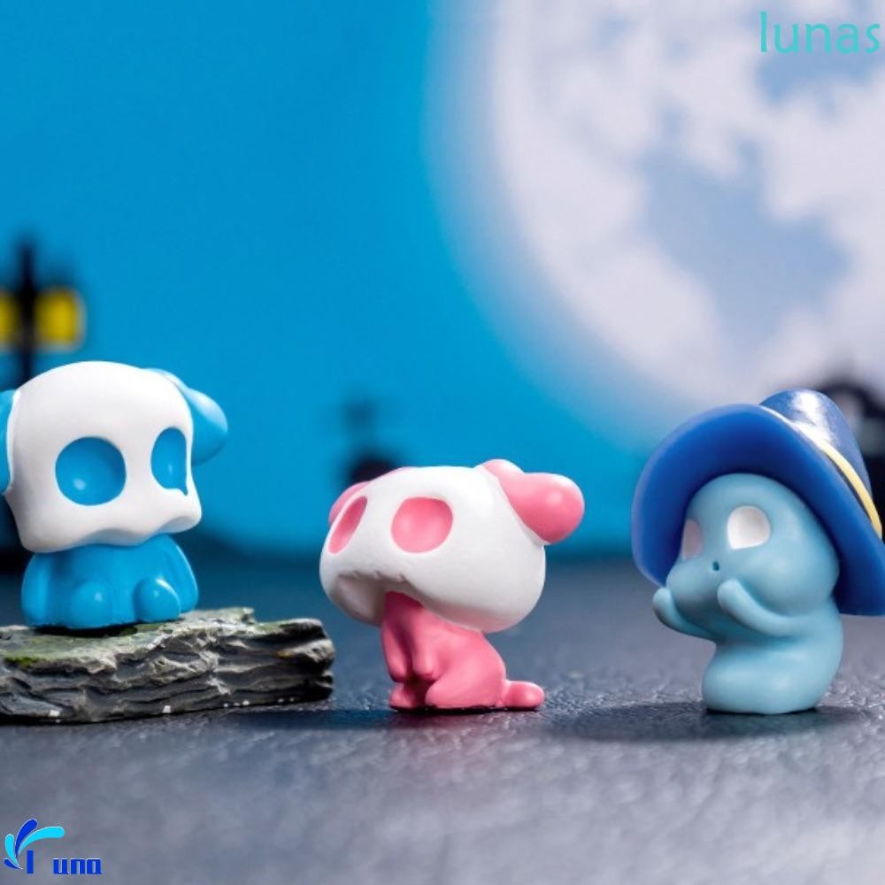 Lunasol มินิฟักทอง Elf ตุ๊กตาเรซิ่น, Candy นั่ง Hallowmas ตุ๊กตาเครื่องใช้ในบ้าน, ตลก Miniature ...