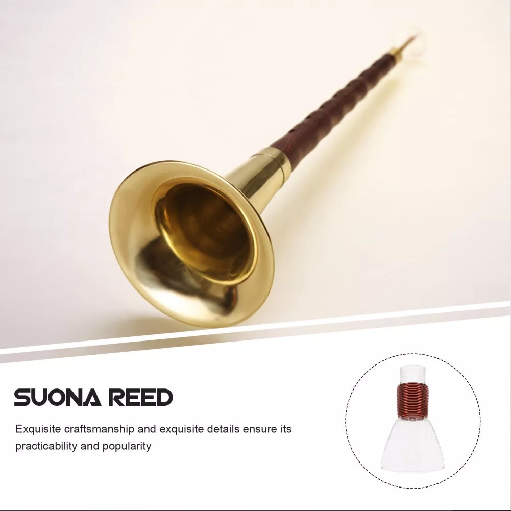 10 ชิ ้ นเครื ่ องดนตรีแห ่ งชาติจีน Suona Reed ชุดนกหวีดฮอร ์ นชิ ้ นส ...