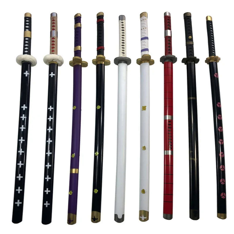 Cosplay Sword Roronoa Zoro Katana 1:1 Role Playing Wa Michi Ichi Samurai Weapon Sword Knife ...