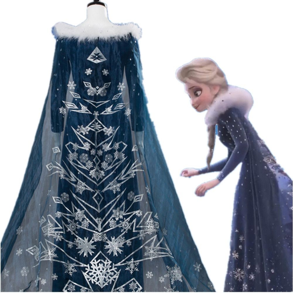 Frozen Extra Story cos Princess Elsa Full Set cos Snow Treasures Frozen ...