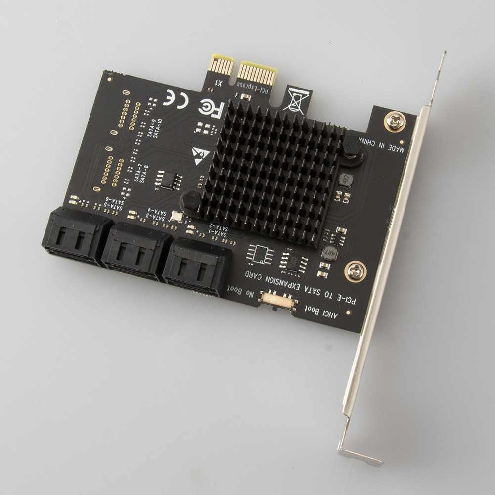 [colog.th] Pci Express 1X ถึง SATA3.0 6 พอร์ต Riser PCI-E X1/X4/X8/X16 ...