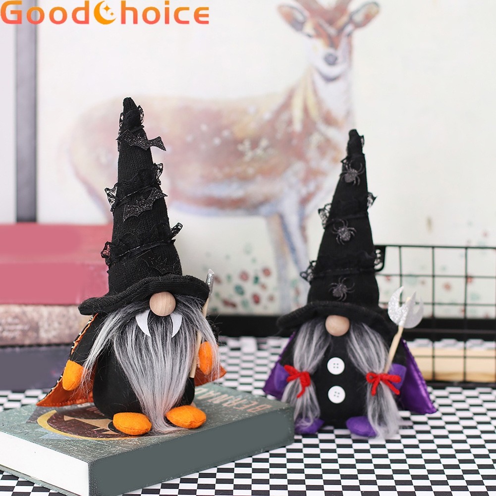 [ดี]คริสต์มาสฮาโลวีน Décor Spider Bat Faceless ตุ๊กตาเครื่องประดับ ...
