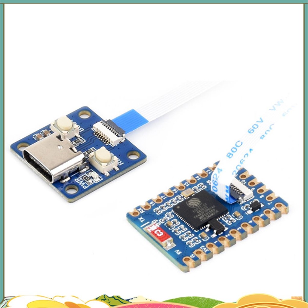 Super ESP32-S3-Tiny Development Board Kit + FPC สายบลูทูธ LE + 2.4G ...