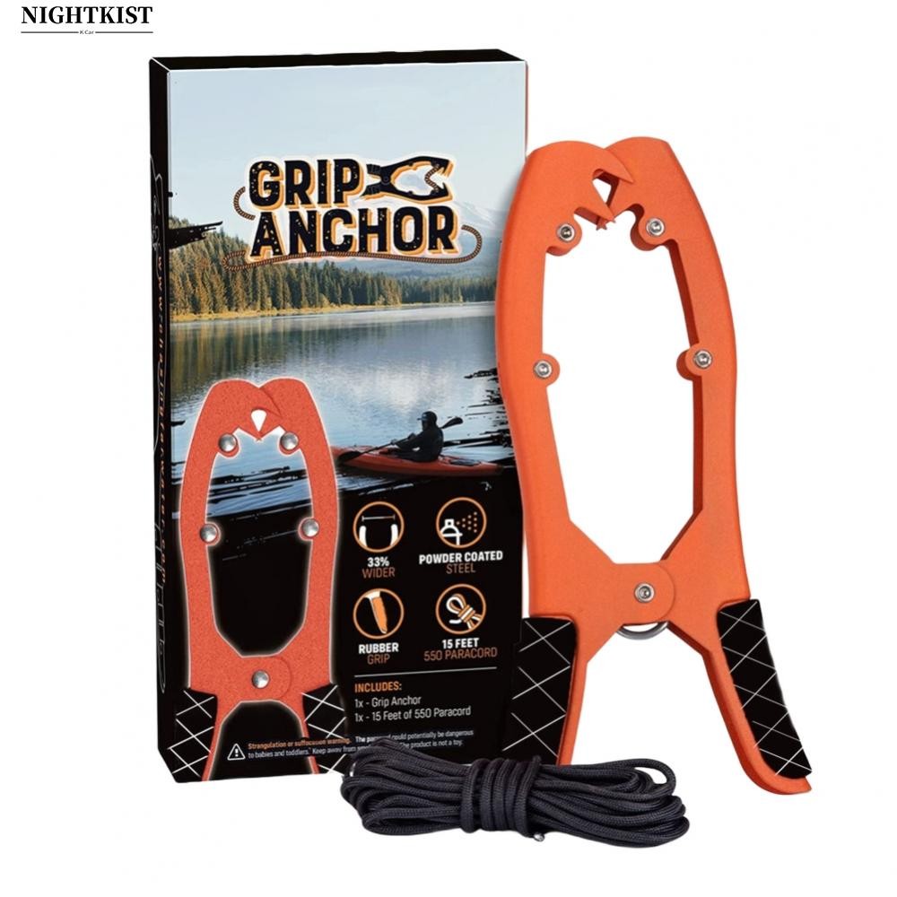 Canoe Anchor Grip Boat Float Tube for Kayak Fish Brush Clamp Anchor ...