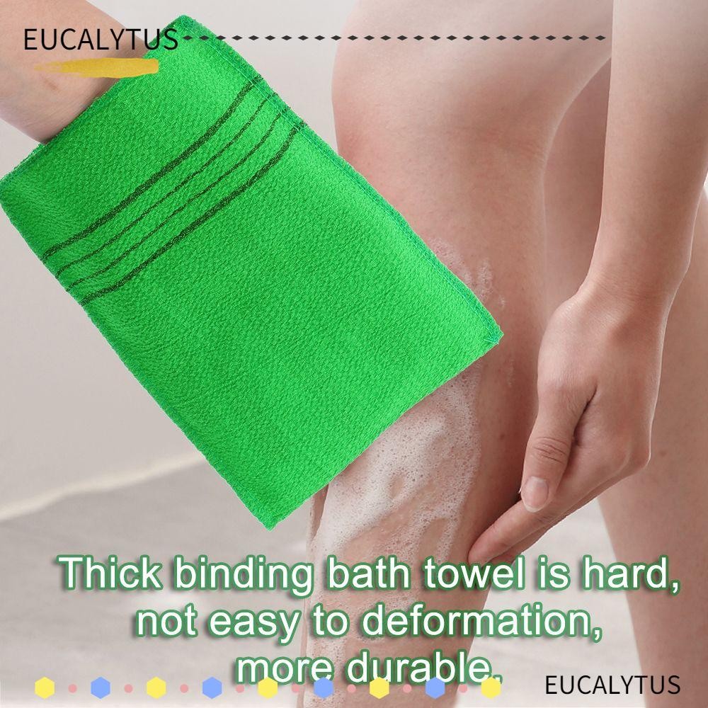 EUCALYTUSTH Exfoliating ผ้าเช็ดตัวนวด Extreme Comfort Body Rub แบบพกพา ...