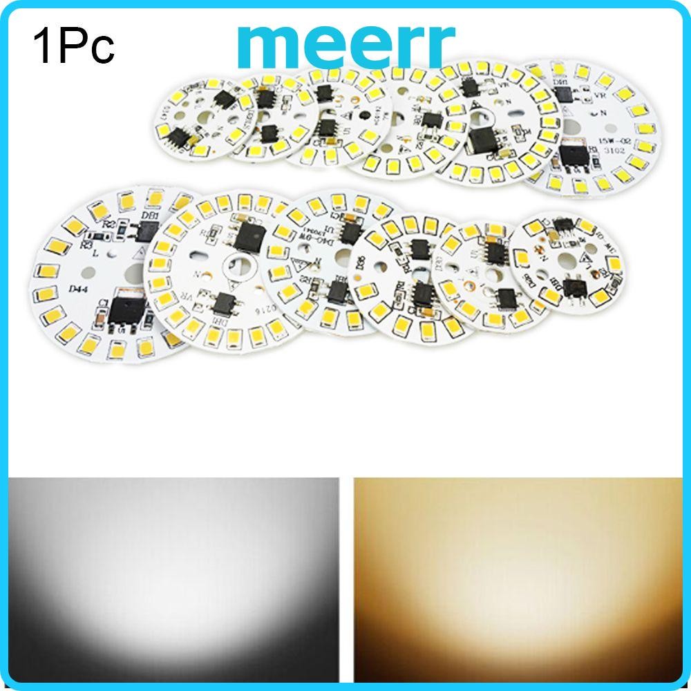 MEERR 1 PC 2835 SMD รอบสมาร์ท IC Driver แผ่นแสงสีขาว/สีขาวอบอุ่น ...