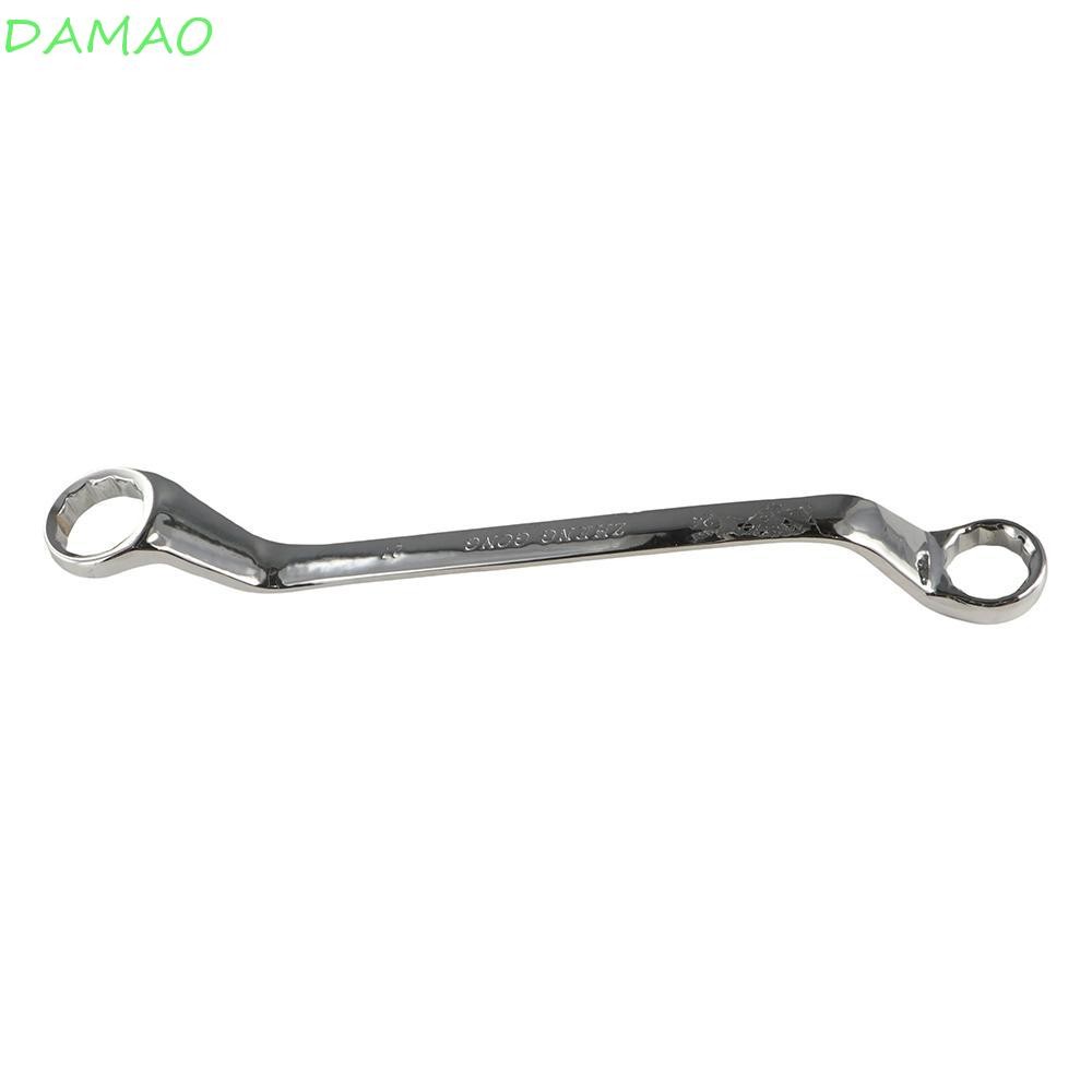 DAMAO Offset แหวน Spanner, Offset จับ 45 องศา Double Box End ประแจ, ปฏิบัติ 6-27 มม. Chrome ...