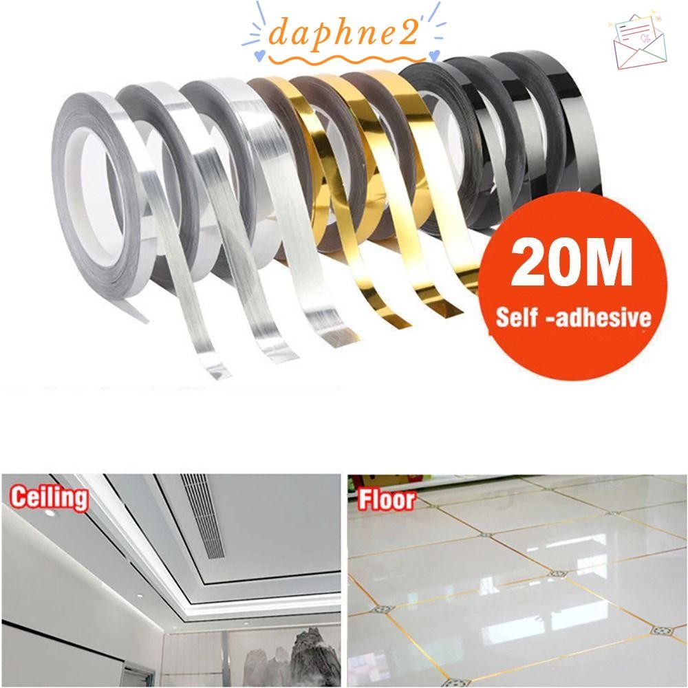 DAPHNES 20M กระเบื้องความงาม Edge Decal Crevice Line Gap เทปแถบปิดผนึก ...