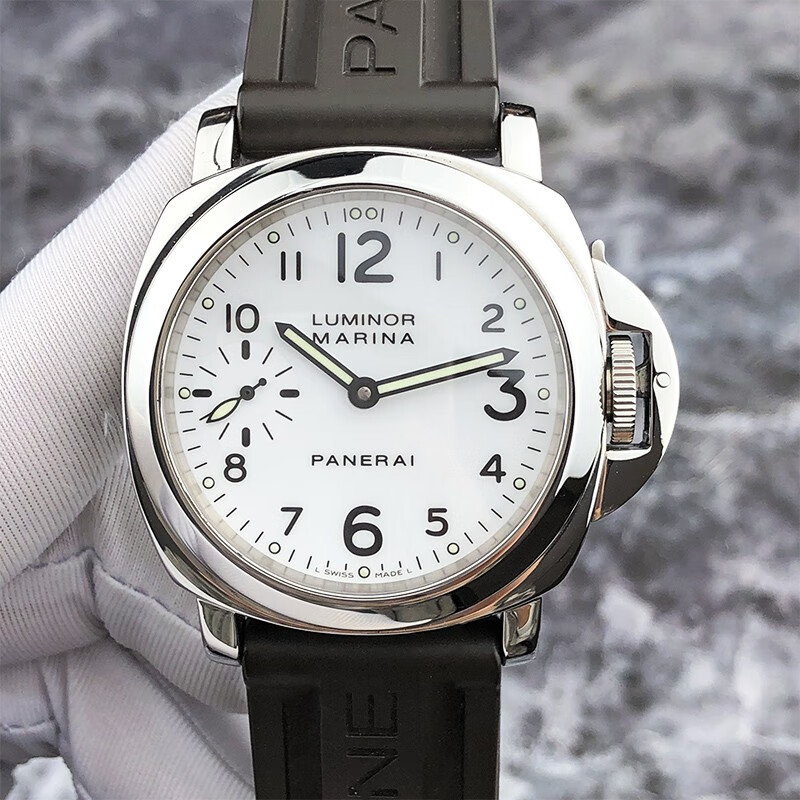 Pam LUMINOR Series นาฬิกาผู้ชาย PAM00113 ตัวเลขอาหรับ Scale ขนาดเล็กสาม ...