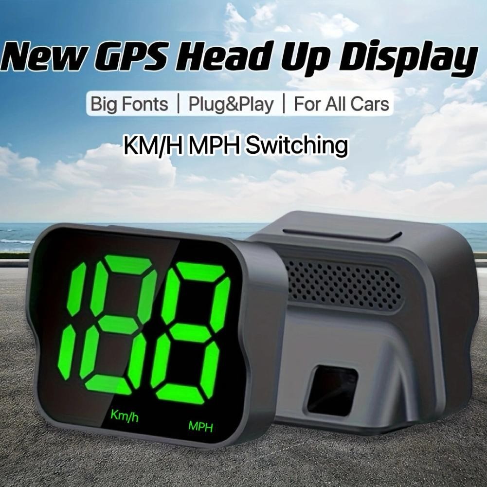 Big Fon MPH รถ Digital GPS HUD Speedo ความเร็ว Head Up Display ...