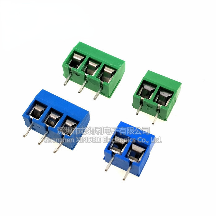 Kf-301 Cross Blue Straight Pin KF301-2P 3P 5.0MM PCB Terminal 12A 300V ...