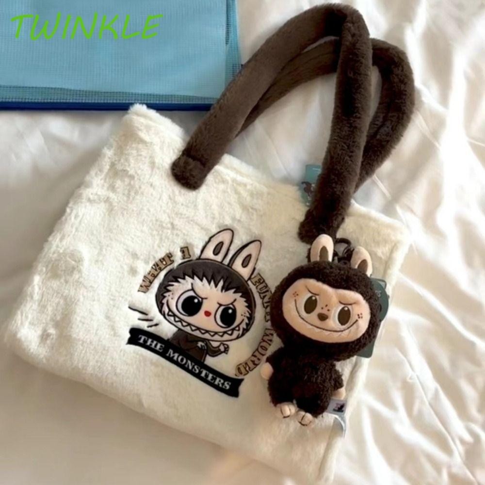 Twinkle1 Labubu Plush Bag, Tote Bag Crossbody Bag Labubu Canvas Bag ...