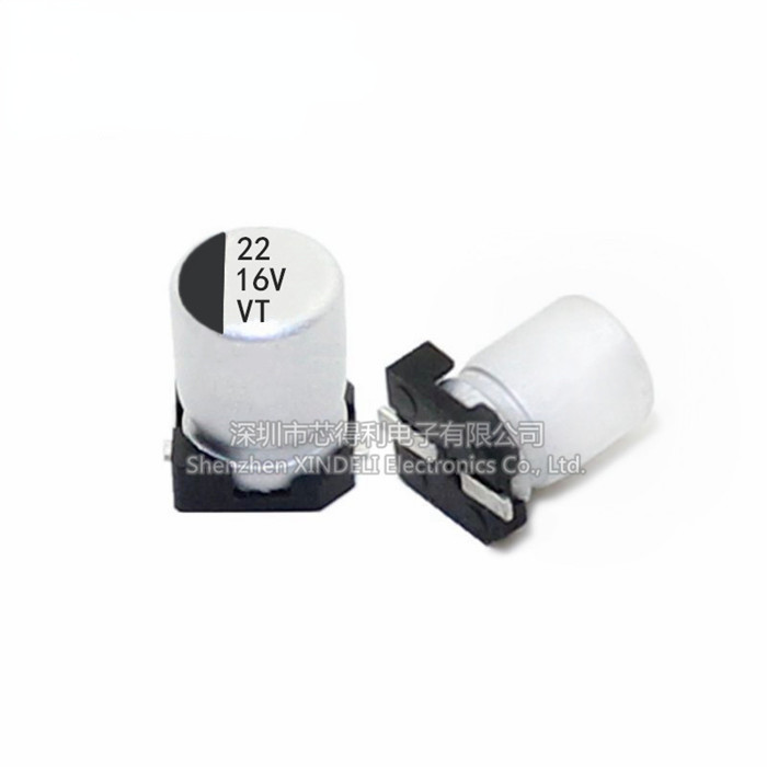 ชิป 16V22UF ชิปอลูมิเนียม Electrolytic Capacitor 4 มม. * 5.4 มม. 22UF ...